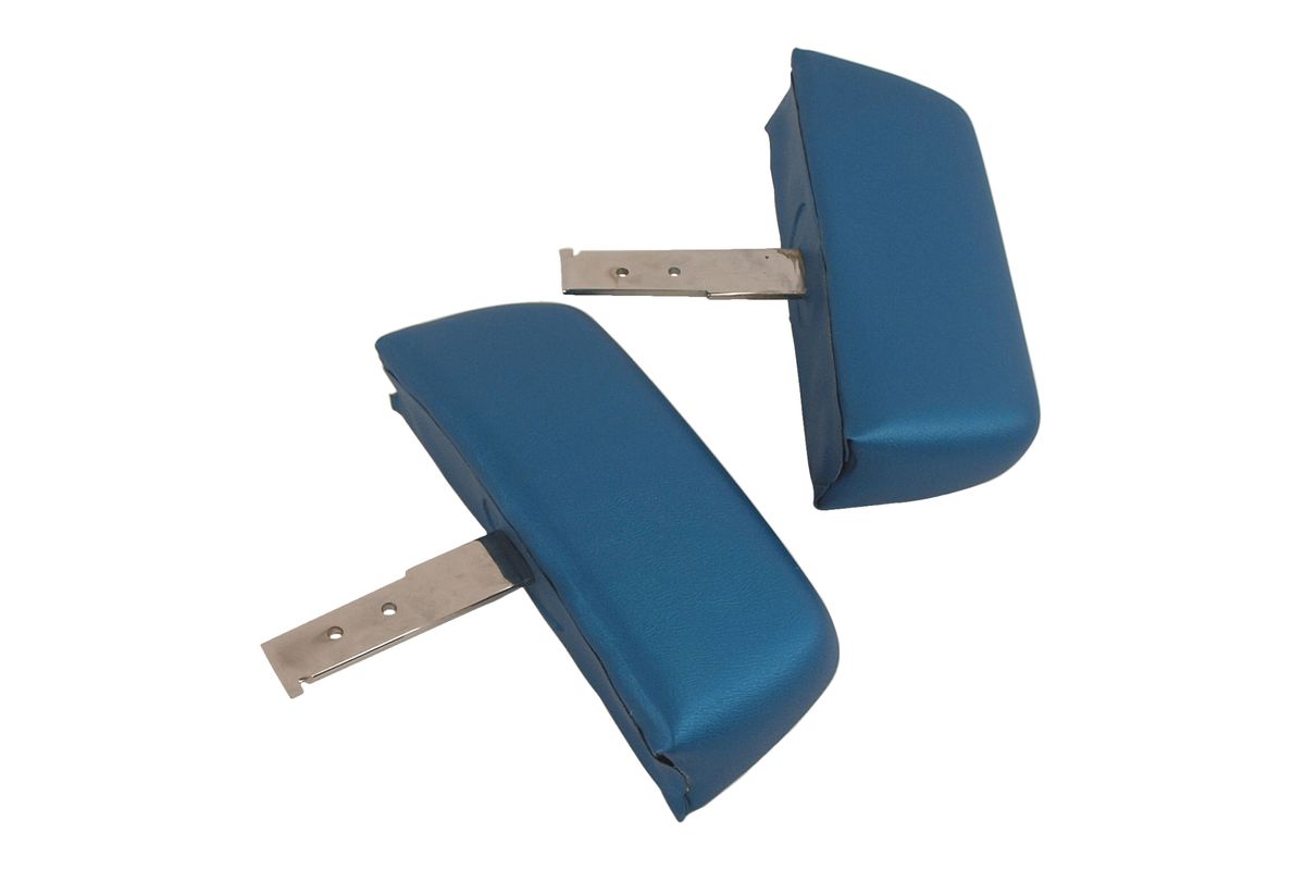 CA 1968-1969 Chevrolet Corvette Complete Original ABS Plastic Head Rests