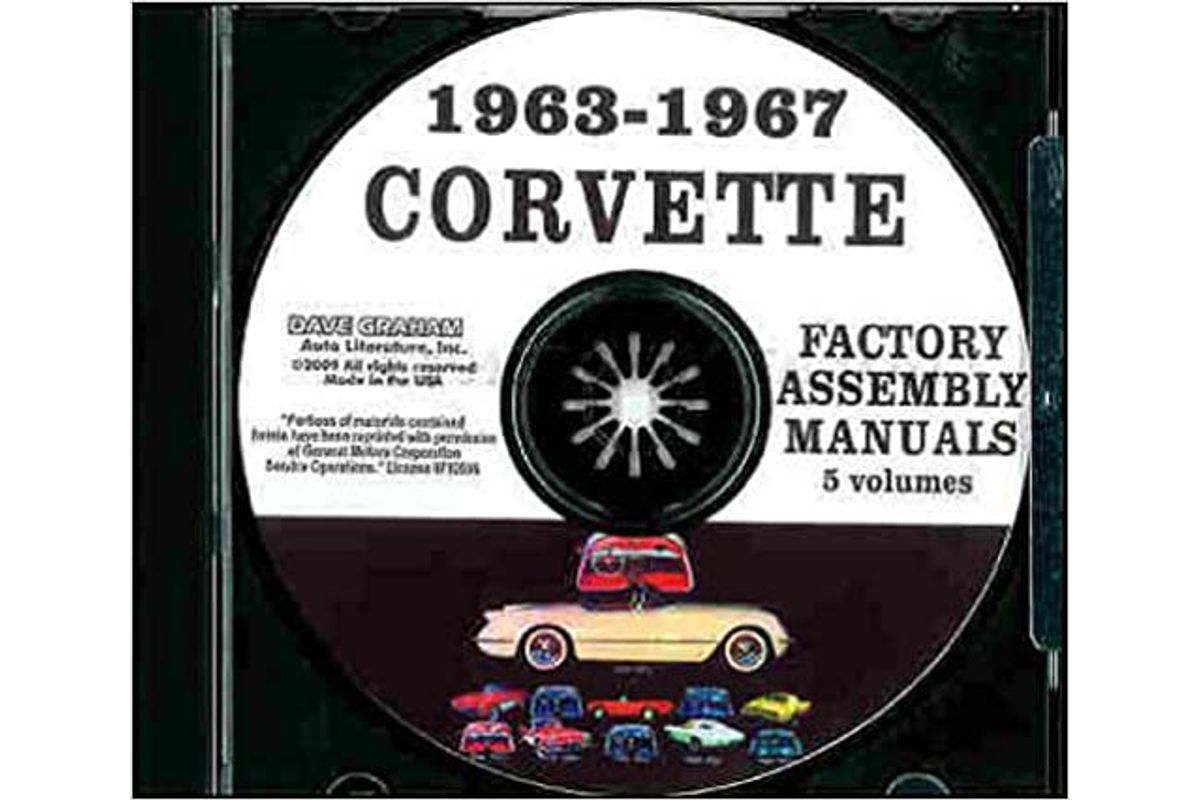 C2 1963-1967 Chevrolet Corvette Assembly Manual CD - Corvette - Auto ...
