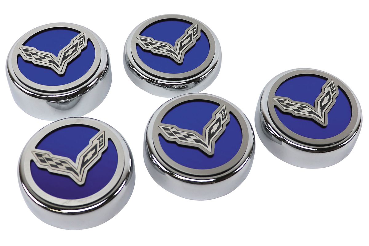 C7 2014-2019 Chevrolet Corvette Fluid Cap Cover Set - Choose Size ...