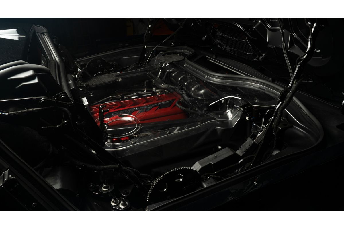 RapidRev 2020-2024 Chevrolet Corvette 6.2L LT2 Clear Engine Cover