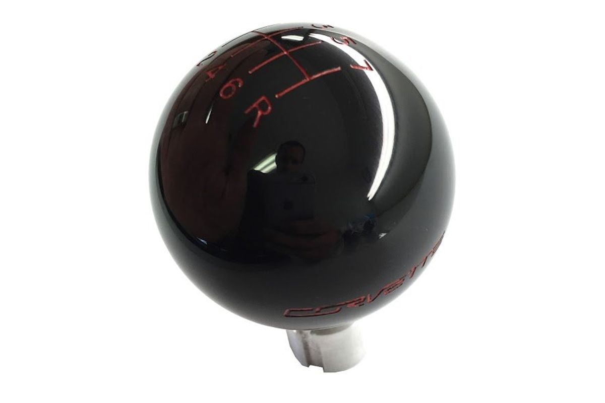 C7 2014-2019 Chevrolet Black Shift Knob W/Shift Pattern & Side Corvette ...