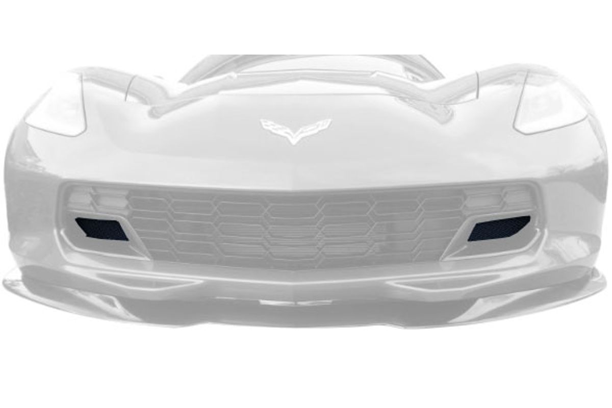 C7 2015-2019 Chevrolet Corvette Custom Painted Brake Cooling Duct Mesh ...