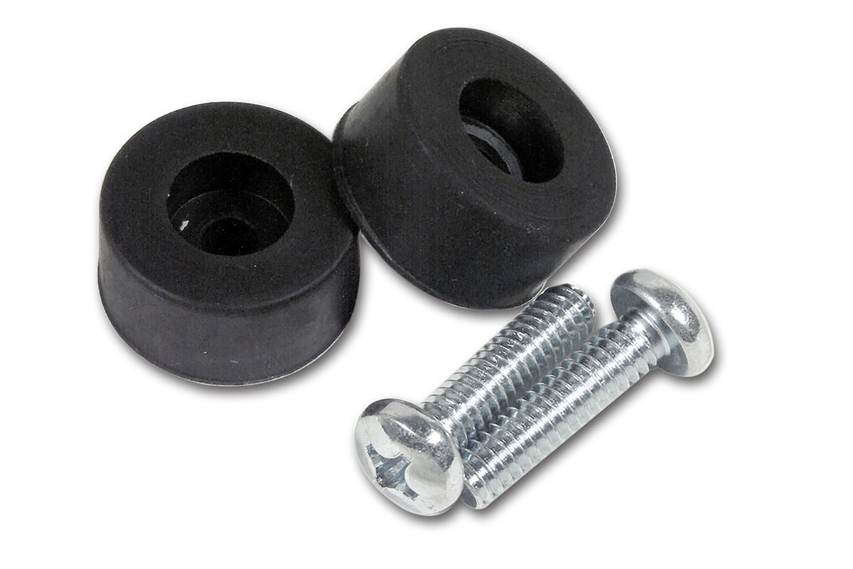 CA 1968-1969 Chevrolet Corvette Seat Bottom Bumpers W/Bolts.
