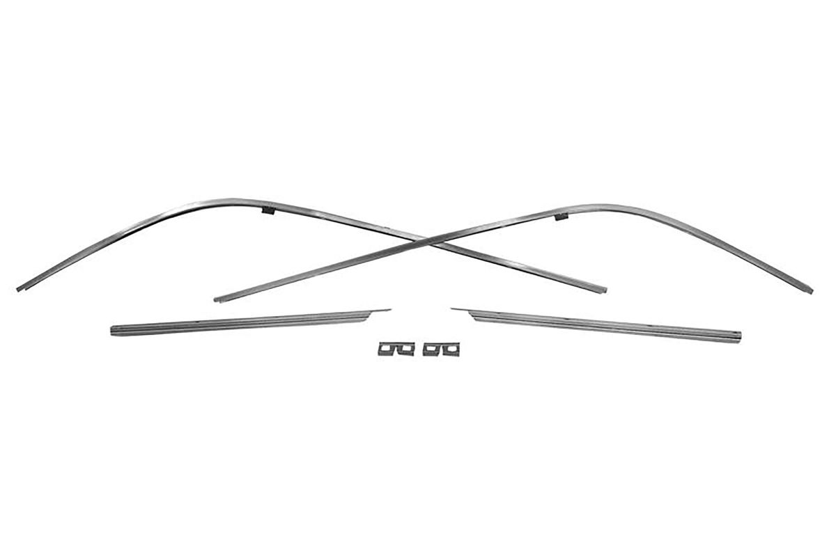 1967-1969 Chevrolet Camaro Roof Rail Weatherstripping Retainer Set ...