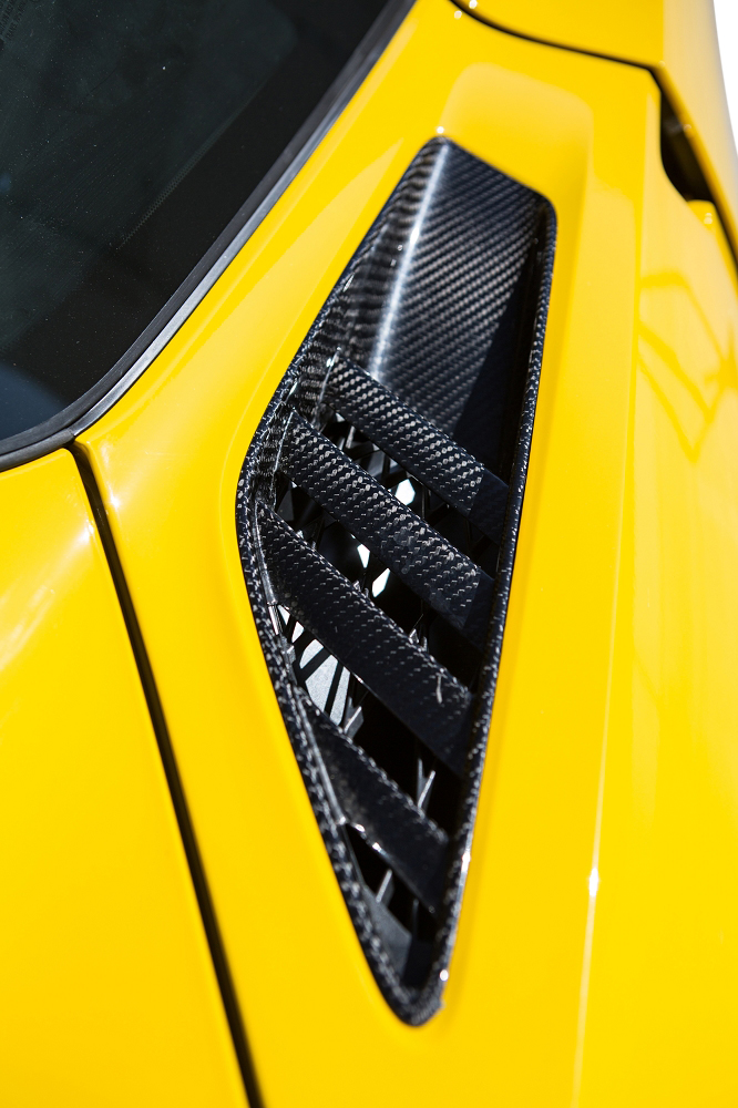 C7 2014-2019 Chevrolet Corvette Carbon Fiber Style Rear Quarter Panel ...