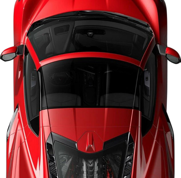 C8 2020-2024 Chevrolet Corvette Transparent Roof W/Interior Headliner ...