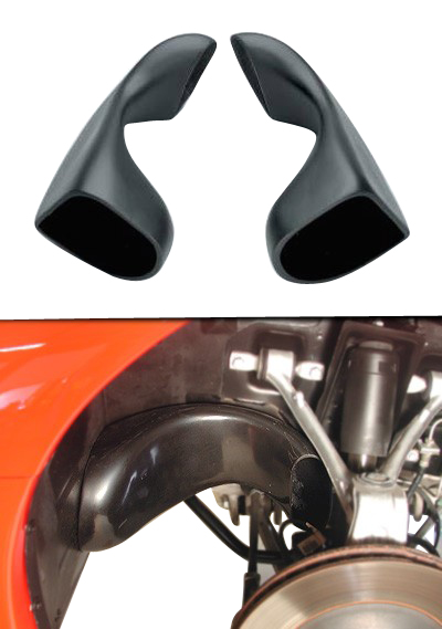 C5 1997-2004 Chevrolet Corvette Front Brake Cooling Duct Extensions ...