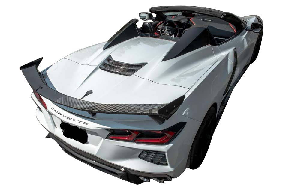 C8 2020-2024 Chevrolet Corvette Convertible Factory Style Carbon Fiber ...