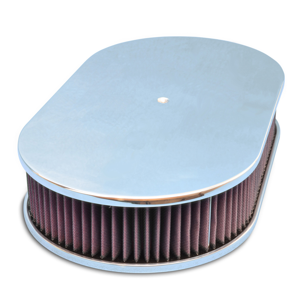 1963-1982 Chevrolet Corvette Billet Aluminum Oval Smooth Top 17in Air ...