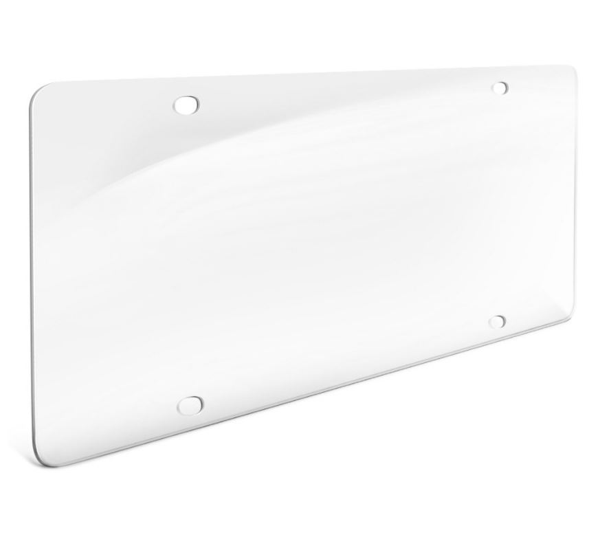 1953-2023 Chevrolet Corvette Non-Glare Clear Plexiglass License Plate ...