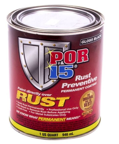 Por-15 1953-2023 Chevrolet Corvette Rust Preventative Urethane Paint ...