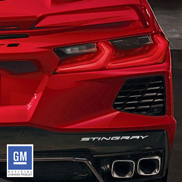 C8 2020-2023 Chevrolet Corvette Rear Bumper Stingray Lettering - Chrome ...