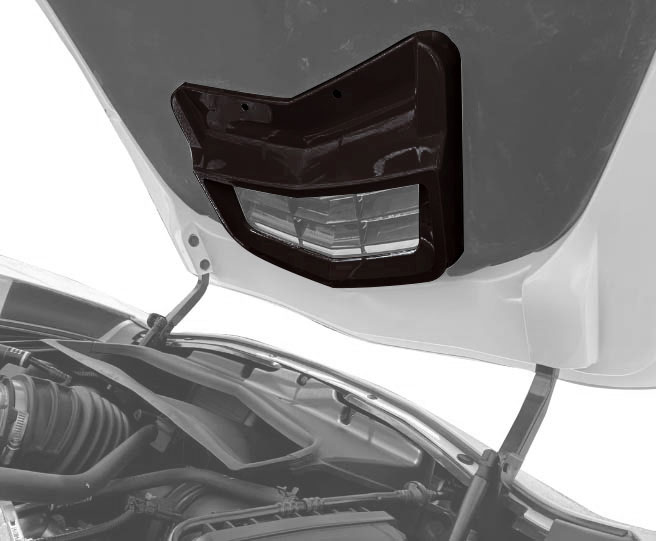 C7 2014-2019 Chevrolet Corvette Custom Painted Inner Heat Extractor ...