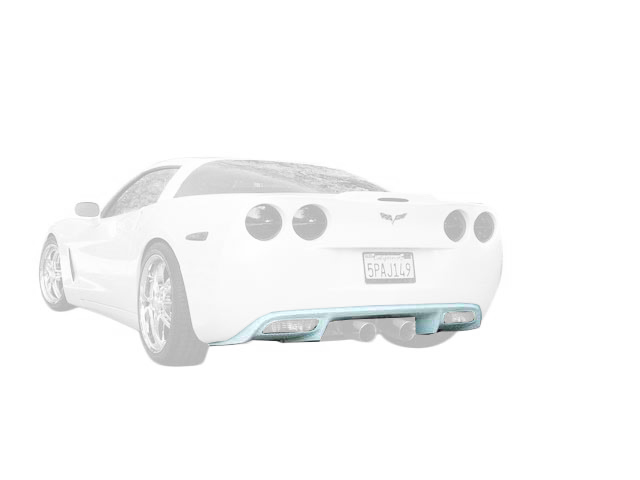 C6 2005-2013 Chevrolet Corvette Custom Painted Rear Diffuser Valance ...