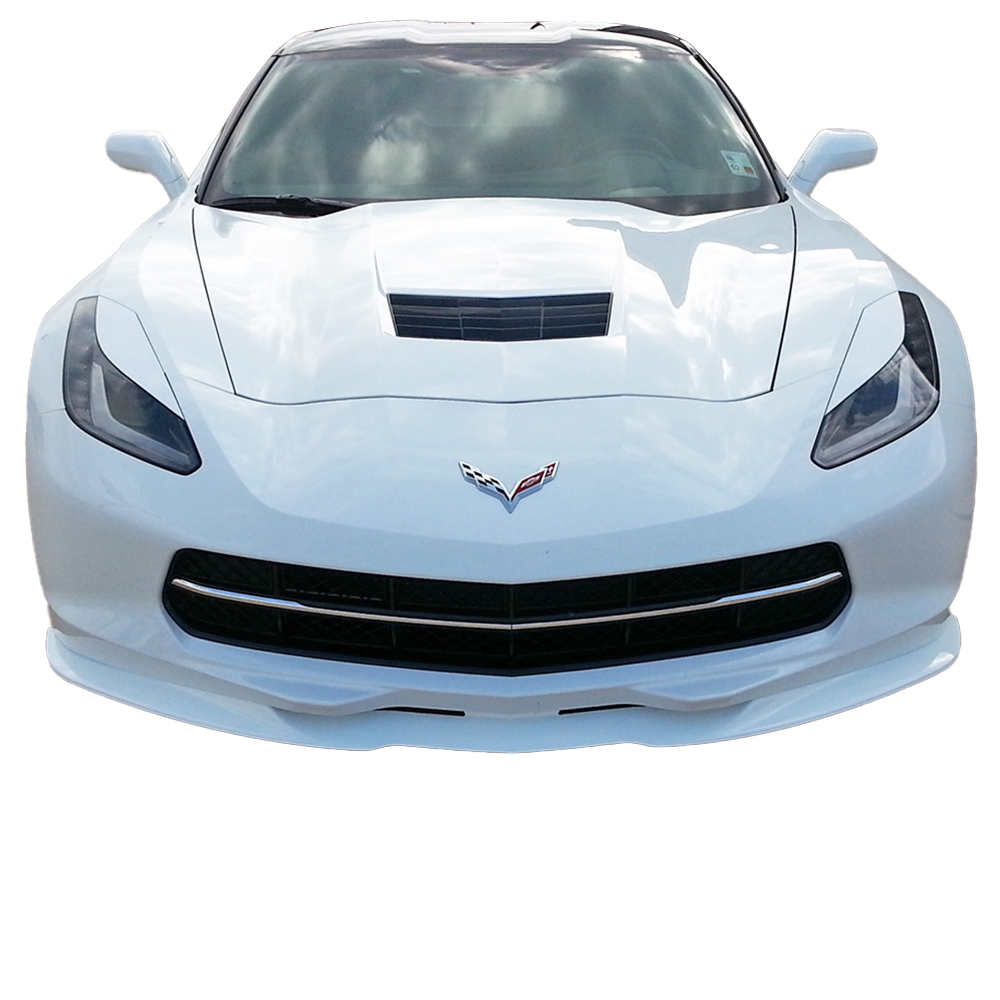 C7 2014-2019 Chevrolet Corvette Custom Painted Aero Front Splitter - EOS