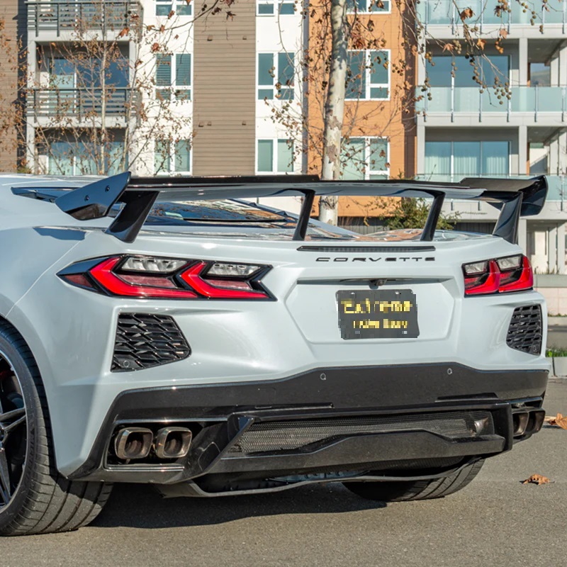 C8 2020-2024 Chevrolet Corvette GM Factory Extended Style High Wing ...