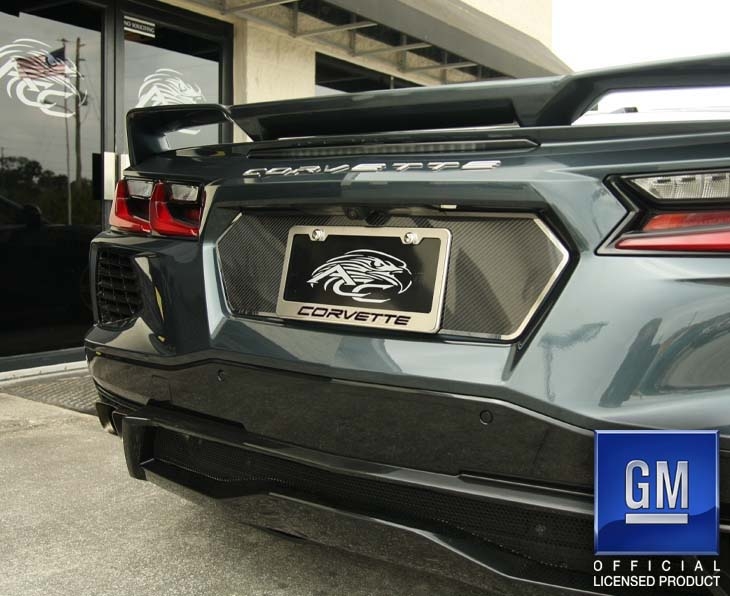 C8 2020-2024 Chevrolet Corvette Custom Painted License Plate Frame W ...