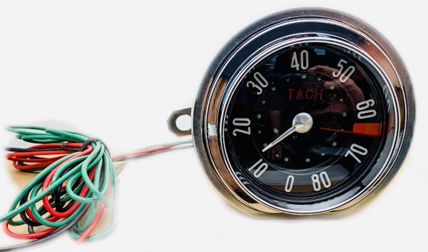 C1 1958 Chevrolet Corvette Tachometer - Generator Drive 8000RPM - Auto ...
