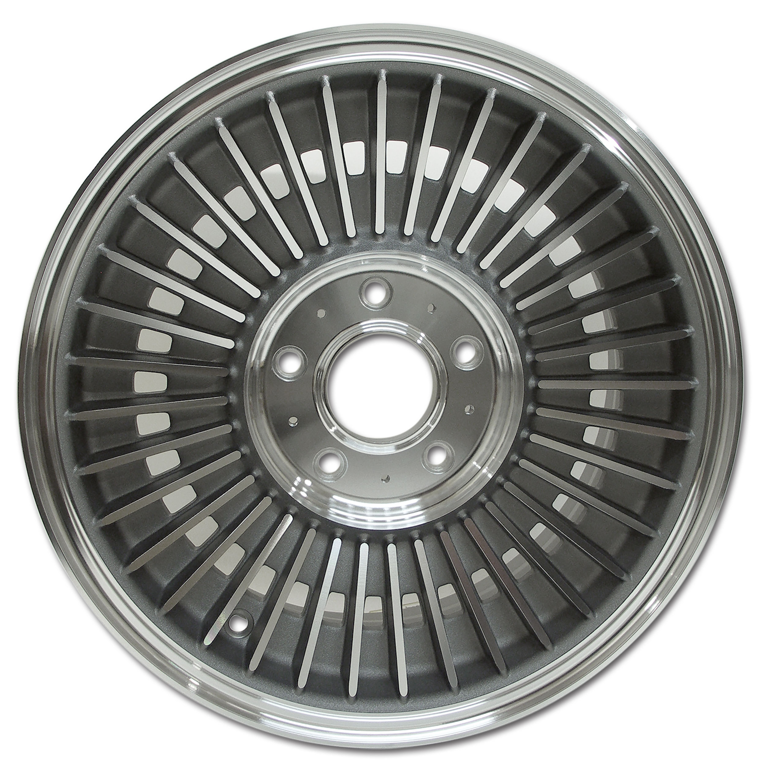 C2 1965-1966 Chevrolet Corvette Direct-Bolt Knock-Off Wheel - Dark Face ...