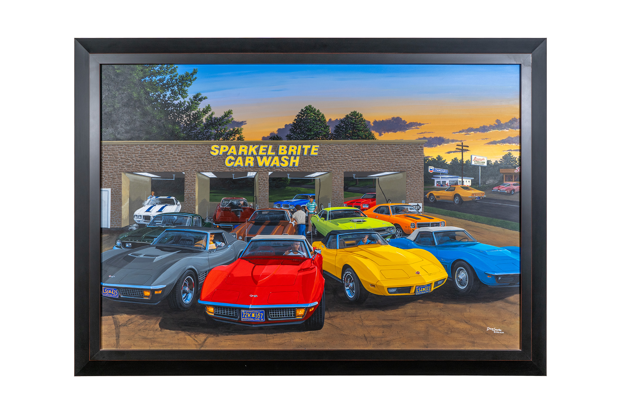 1967-1976 Getting Off To A Clean Start Original Framed Artwork - David ...