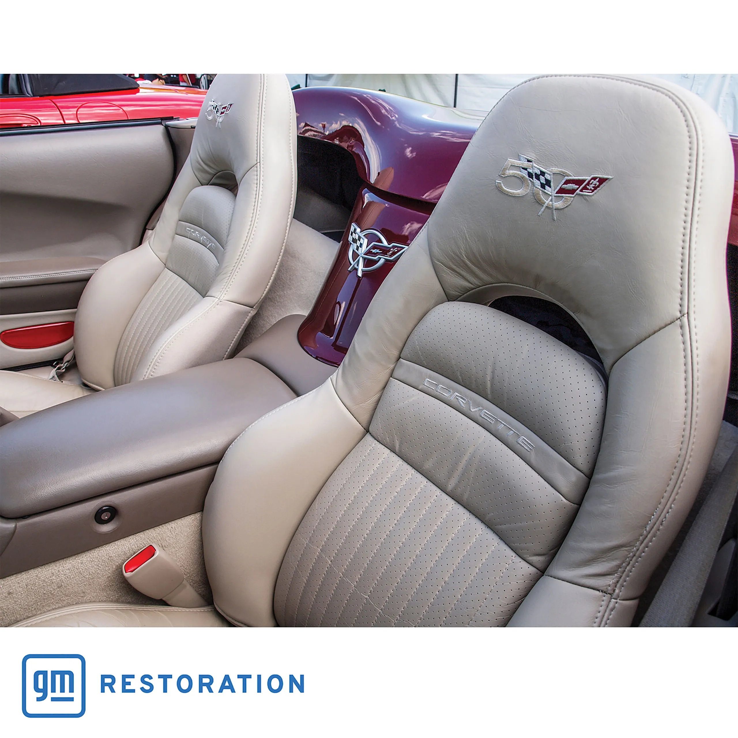 C5 2003 Chevrolet Corvette 50th Anniversary Edition Sport Seat Cover ...