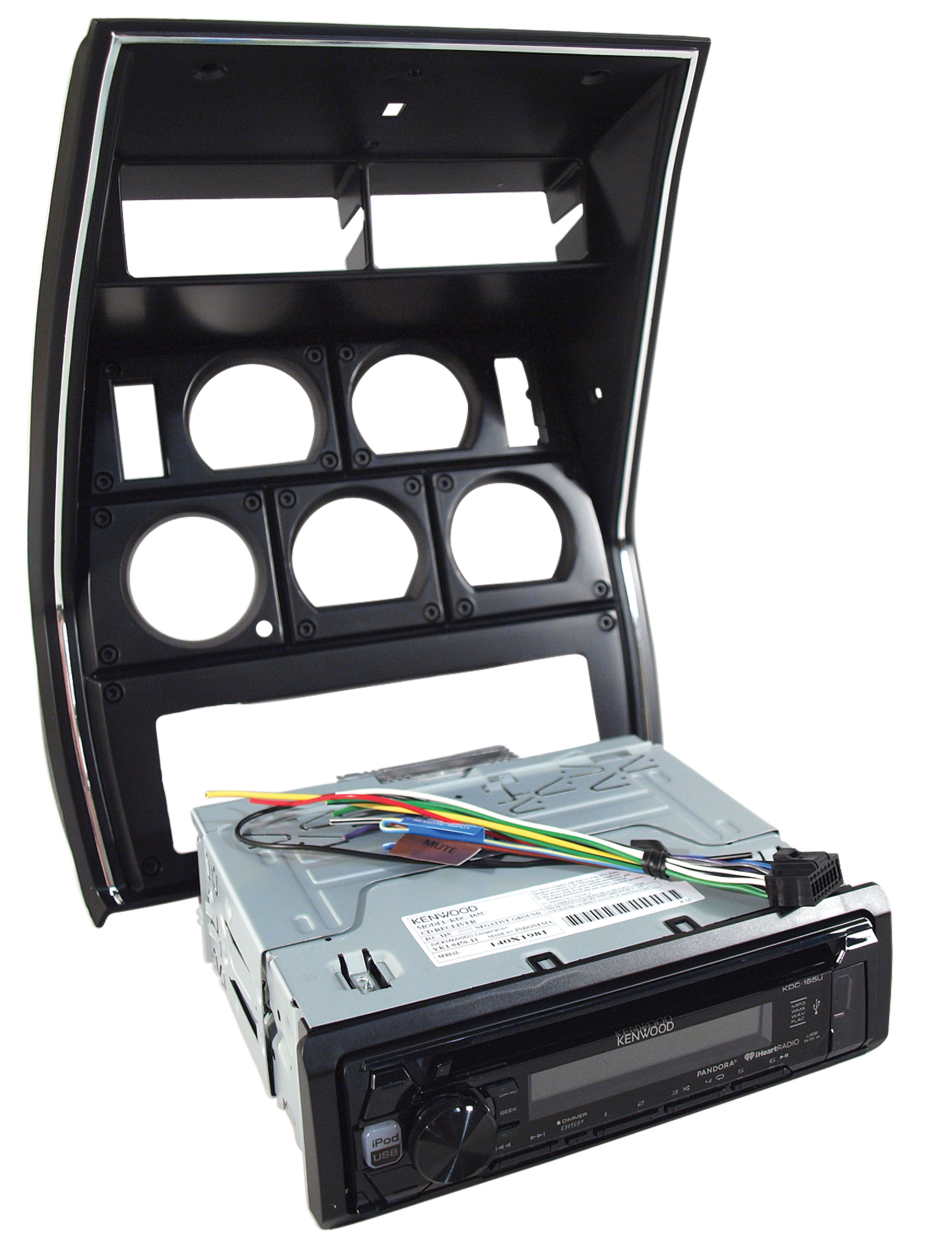 C3 1977 Chevrolet Corvette Stereo CD W/Gauge Bezel - Kenwood - CA