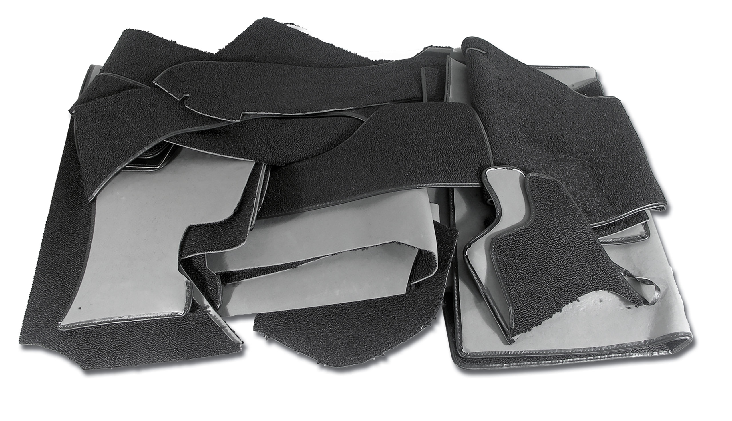 C2 1964 Chevrolet Corvette Carpet. Black Coupe Foam Back - Auto Custom ...