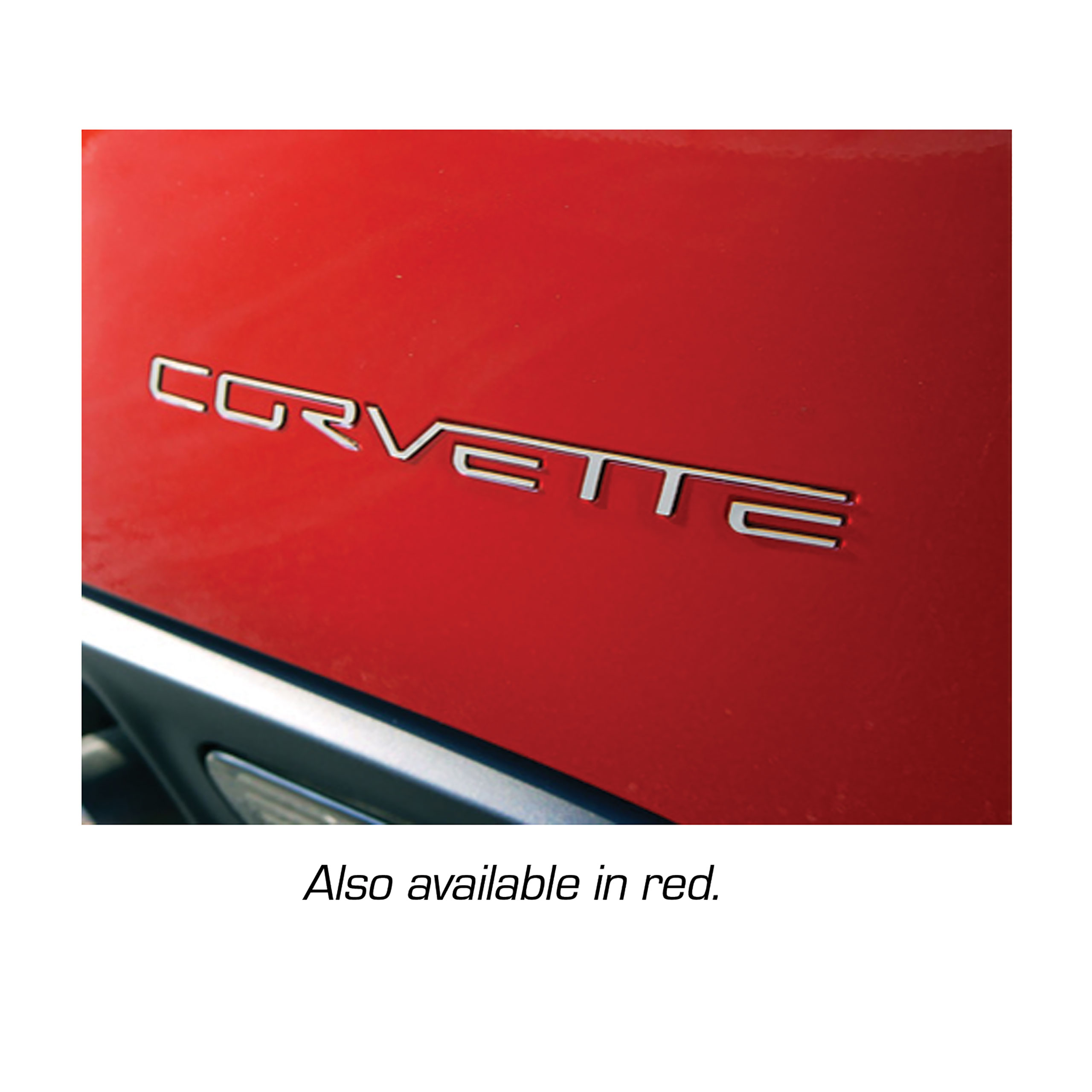 C6 2005-2013 Chevrolet Corvette Letter Set. Rear Acrylic - Red - Auto ...