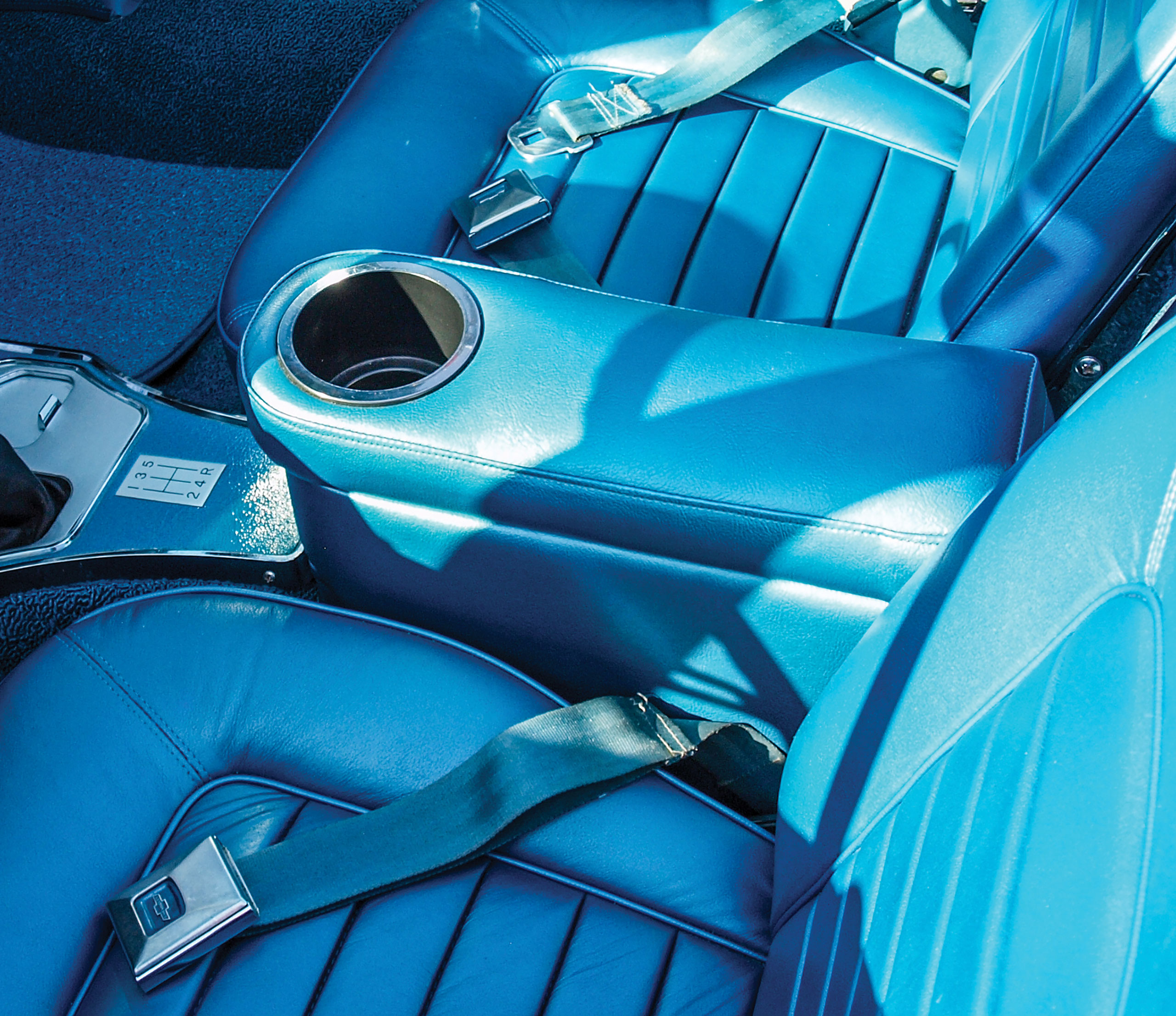 C2 1963-1966 Chevrolet Corvette C2 Bullet Console - Bright Blue ...