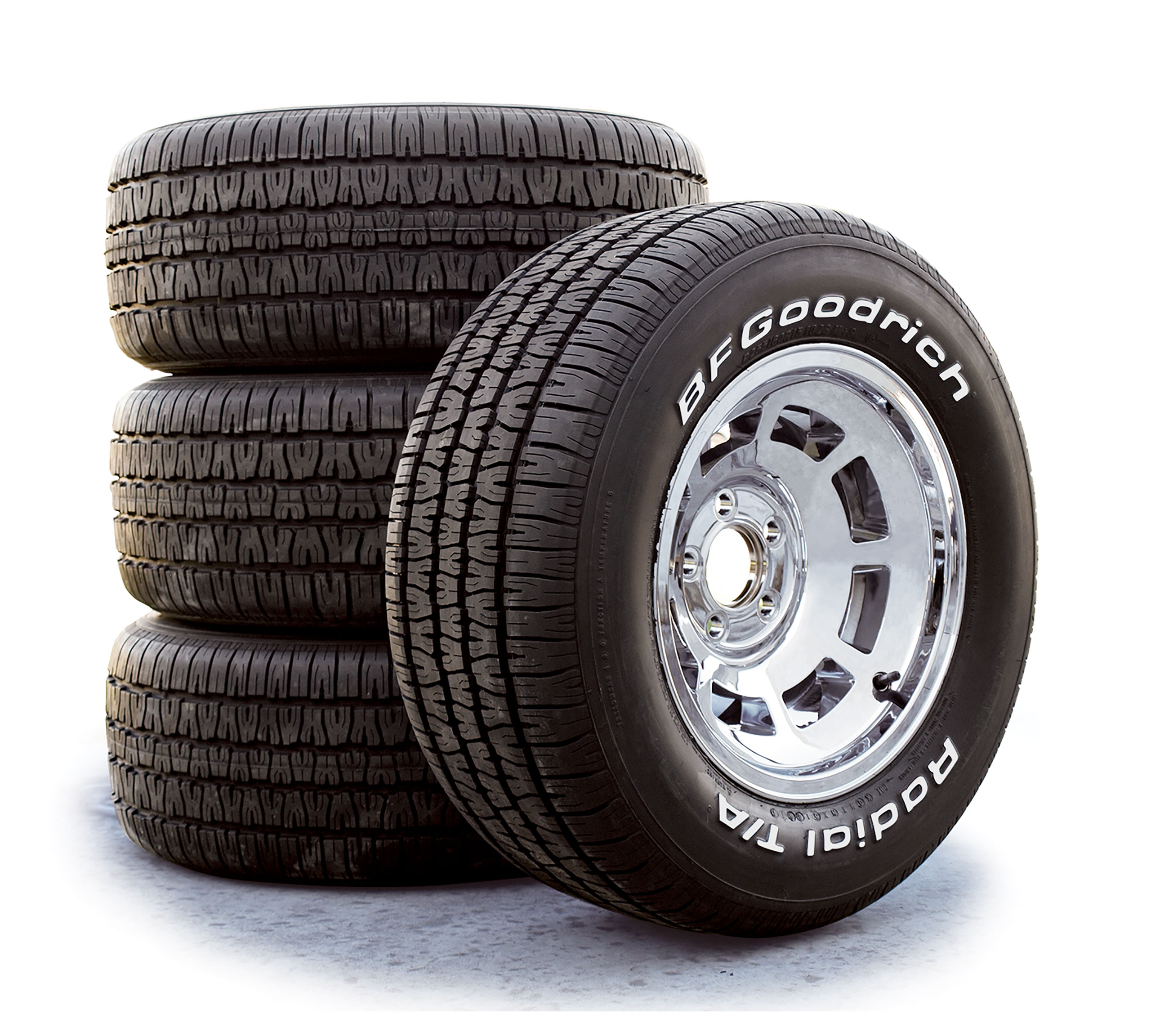 C3 1968-1982 Chevrolet Corvette Chrome YJ8 Wheel And Tire Package - CA