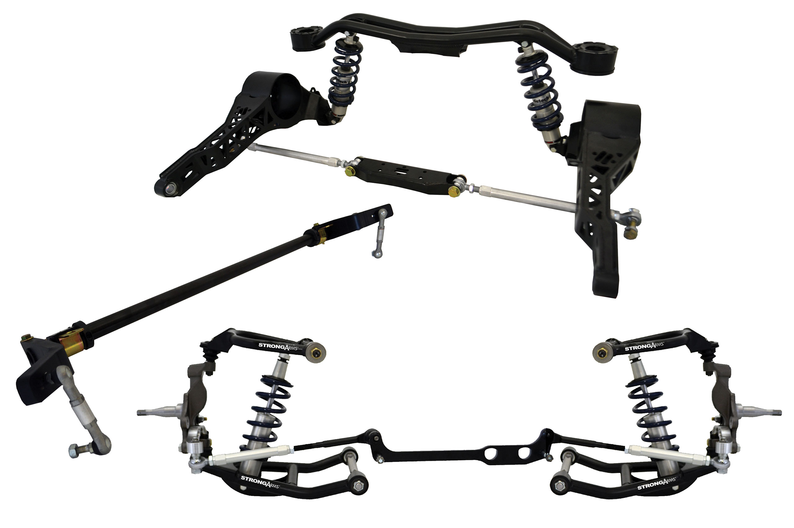 C3 1968-1979 Chevrolet Corvette Front & Rear Coilover System W/Rebound ...