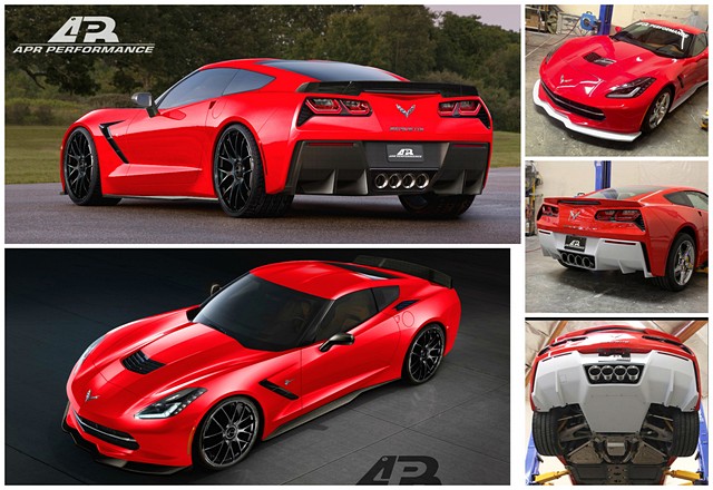 C7 2014-2019 Chevrolet Corvette C7 Aero Kit Ver.II Track Pack - APR ...