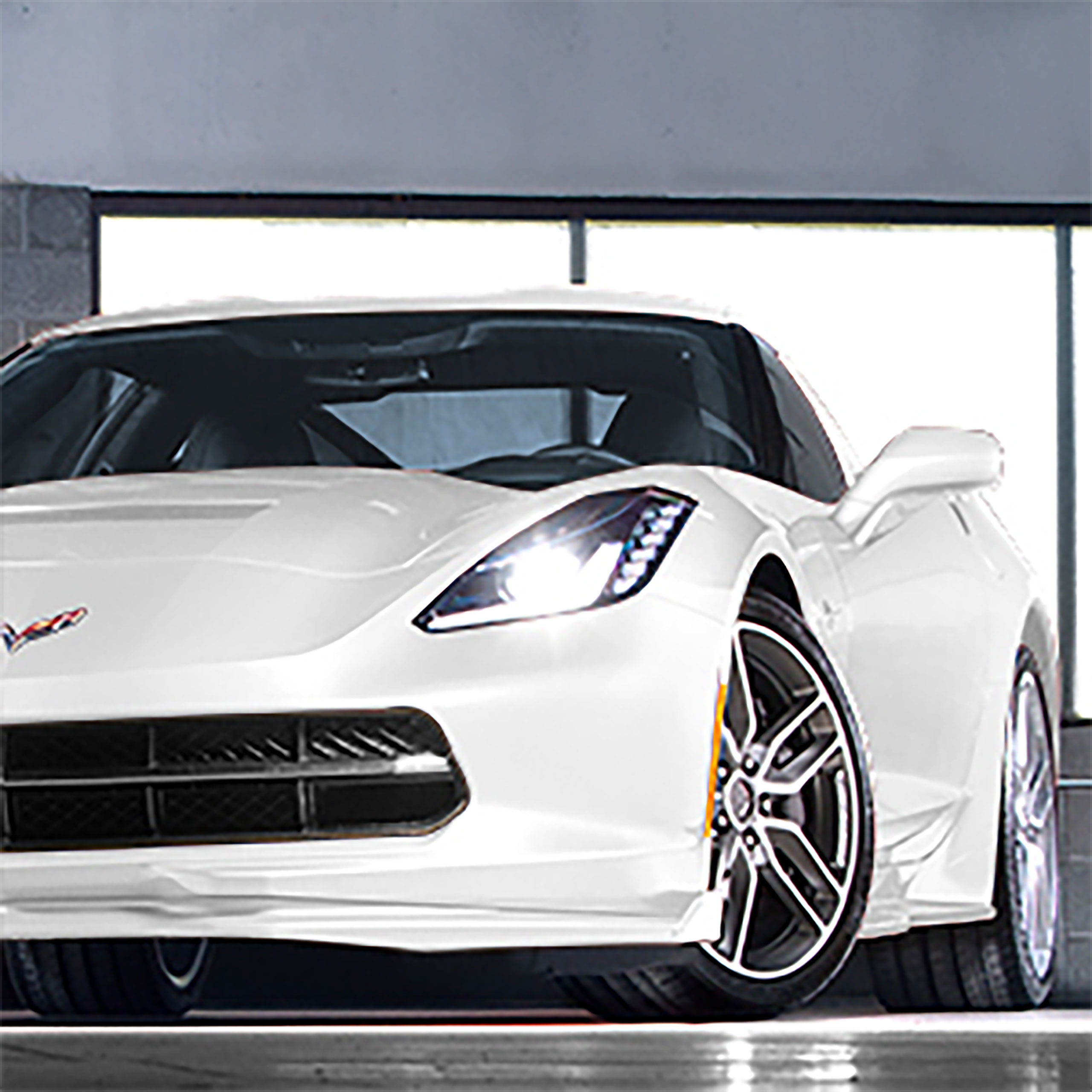 C7 2014-2019 Chevrolet Corvette C7 Ground Effects Kit - Arctic White ...