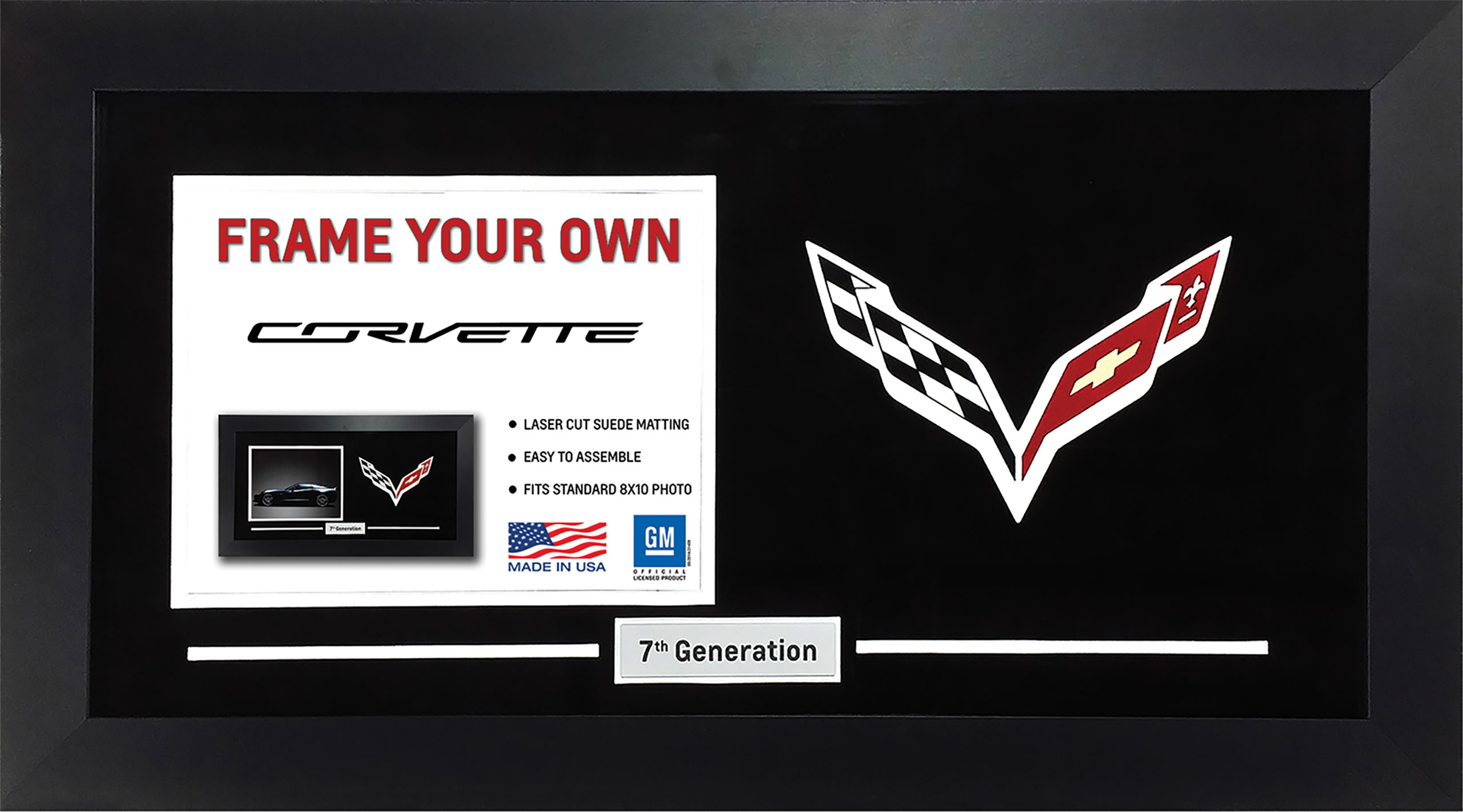 C7 2014-2019 Chevrolet Corvette C7 Frame Your Own W/C7 Emblem - CA