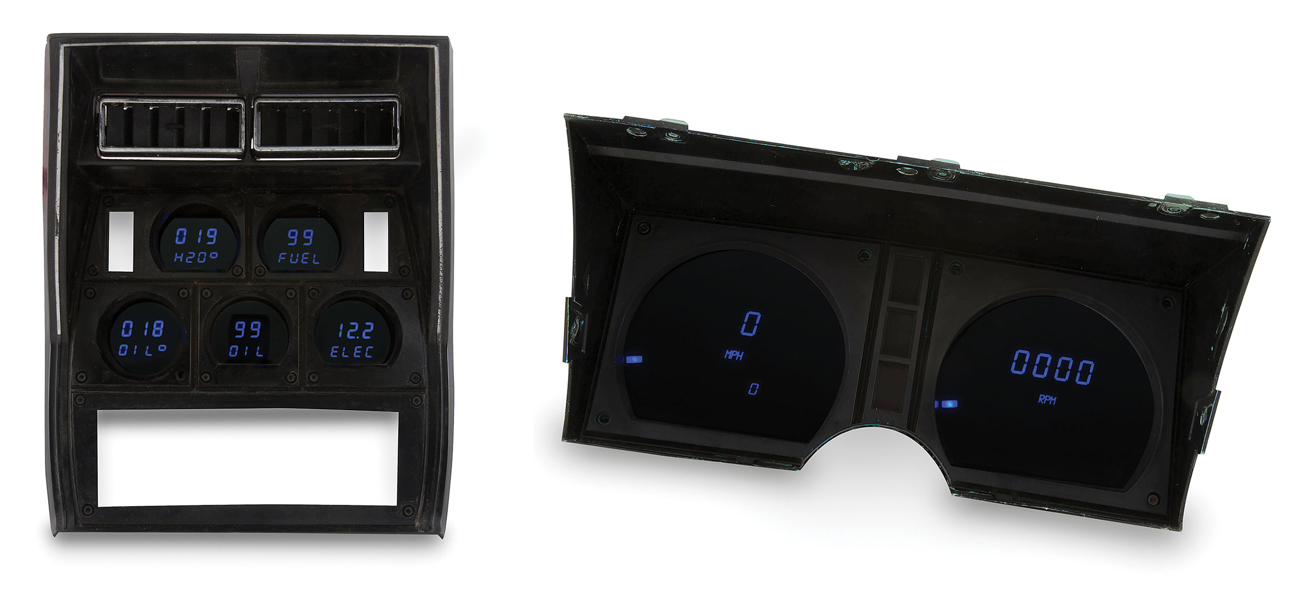 C3 1978-1982 Chevrolet Corvette LED Digital Gauge Panel - Blue ...