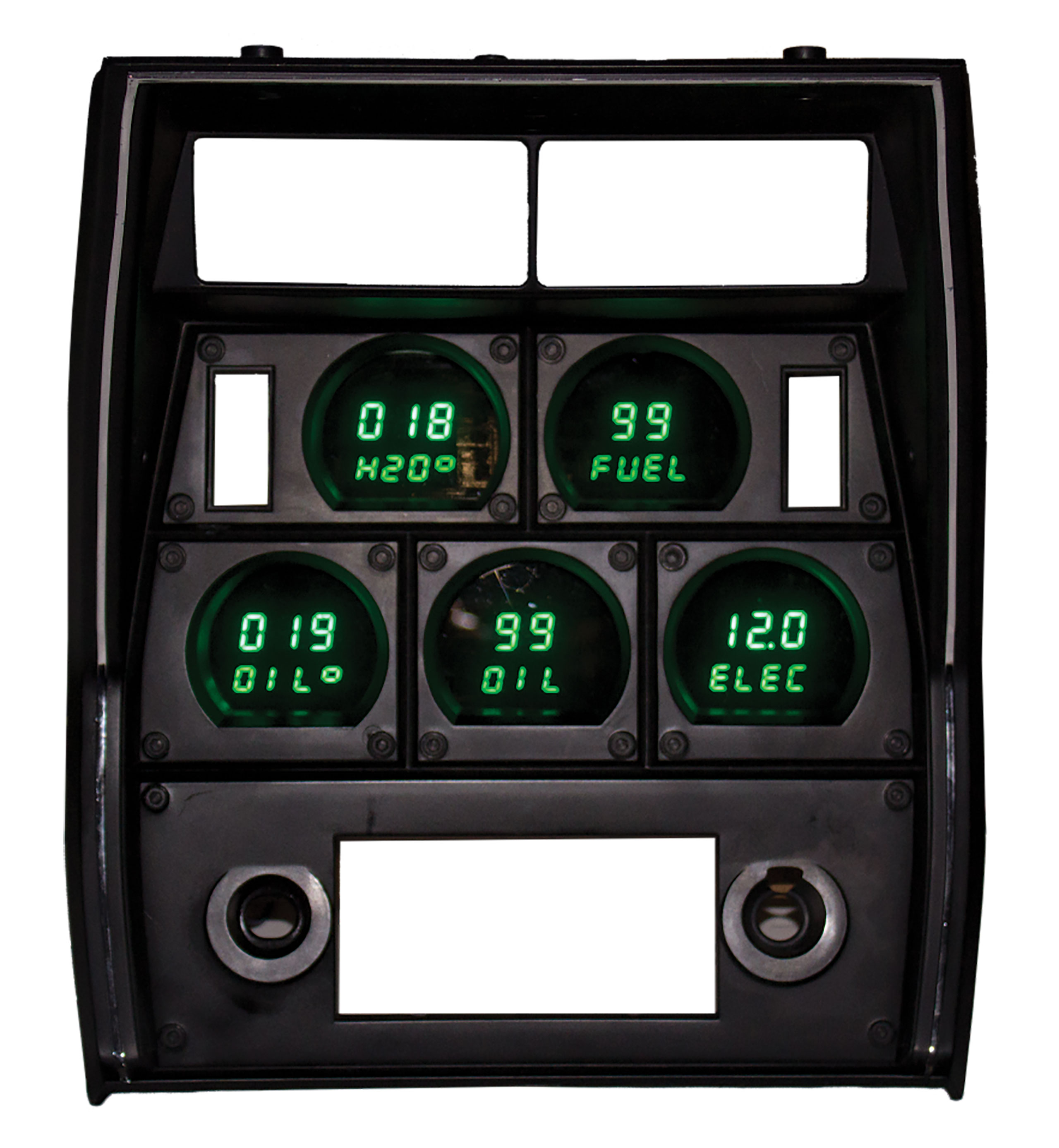 C3 1978-1982 Chevrolet Corvette LED Digital Gauge Panel - Green ...