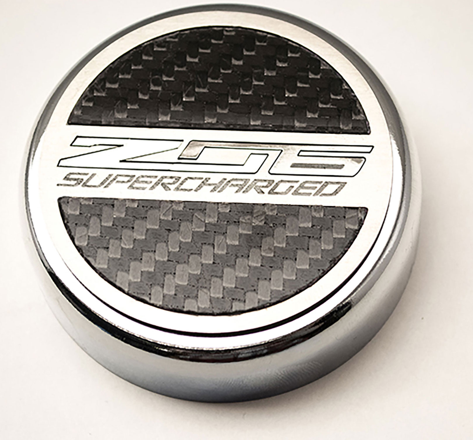 C7 2015-2019 Chevrolet Corvette Fluid Cap Covers "Z06 SUPERCHARGED" 5pc ...