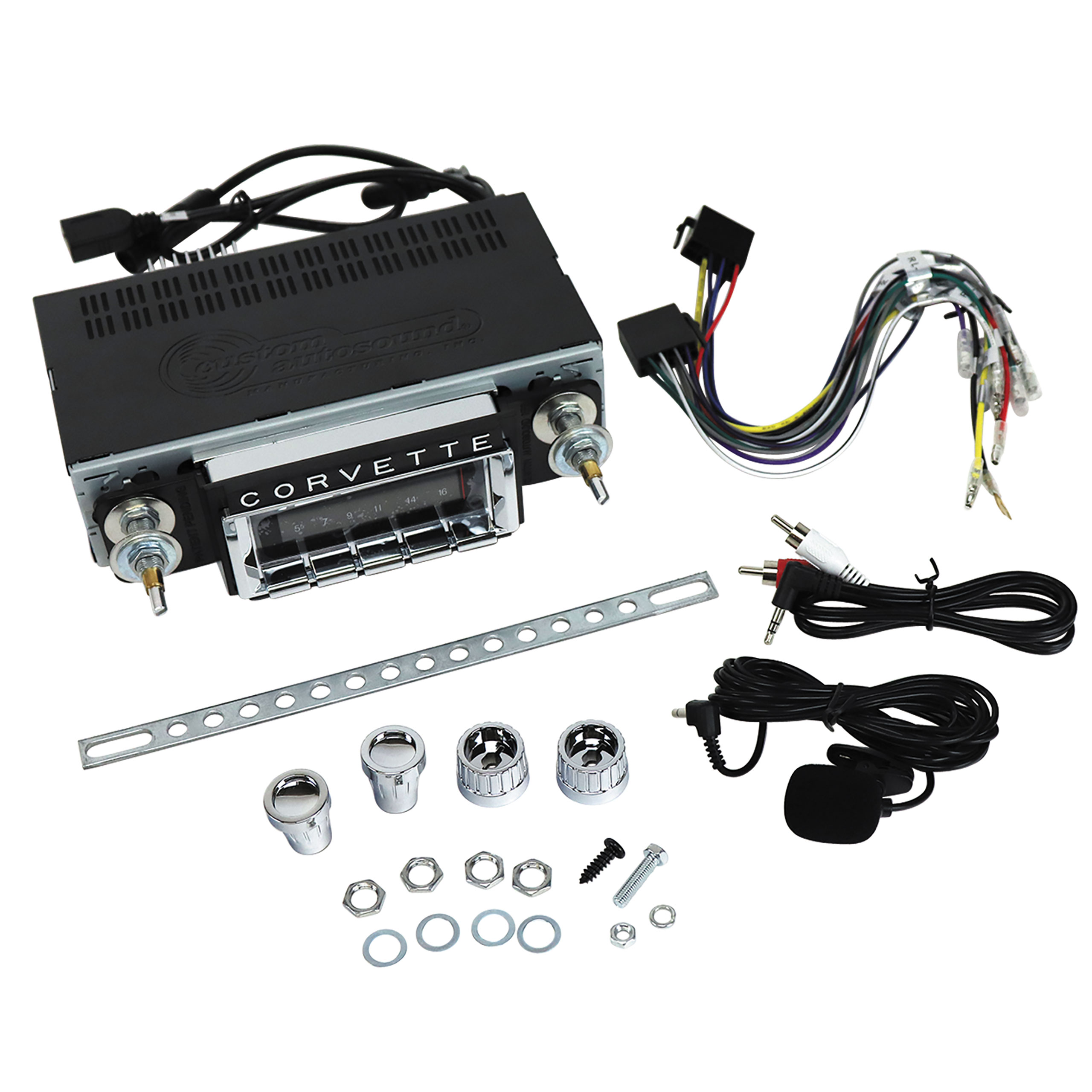 C1 1958-1962 Chevrolet Corvette USA-740 AM/FM Stereo Radio - 300 Watt W ...