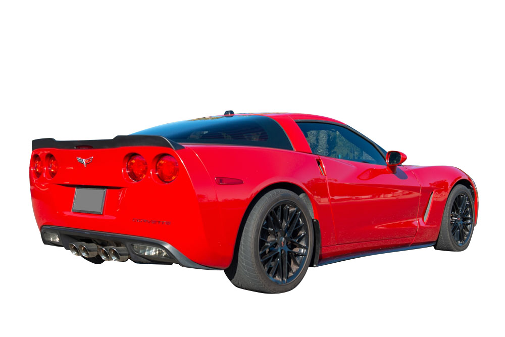 C6 2005-2013 Chevrolet Corvette ZR1 Style Extended Rear Spoiler ...