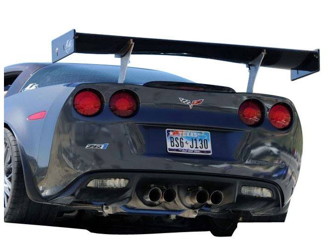 C6 2005-2013 Chevrolet Corvette GT2 Carbon Fiber Spoiler Wing W/Wicker ...
