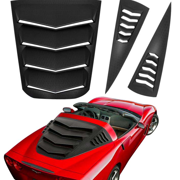 C6 2005-2013 Chevrolet Corvette Window Louvers - Choose Application ...