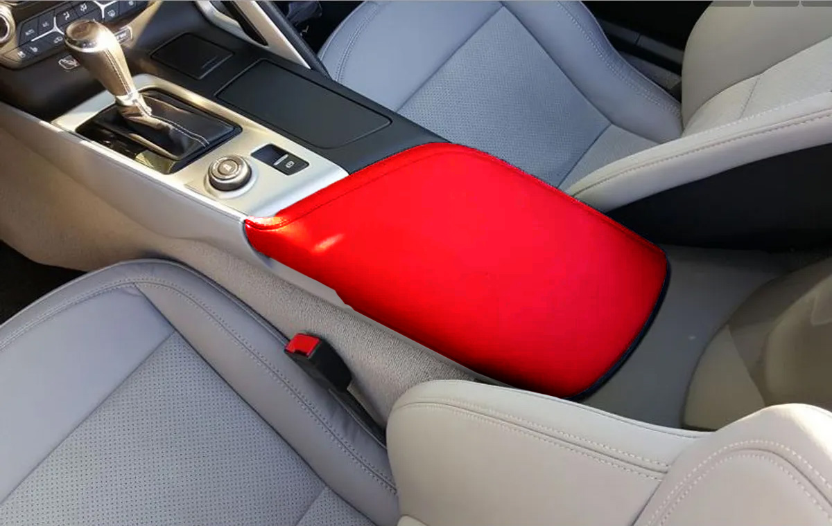 C7 2014-2019 Chevrolet Corvette Leather Console Lid Assembly W/Stingray ...