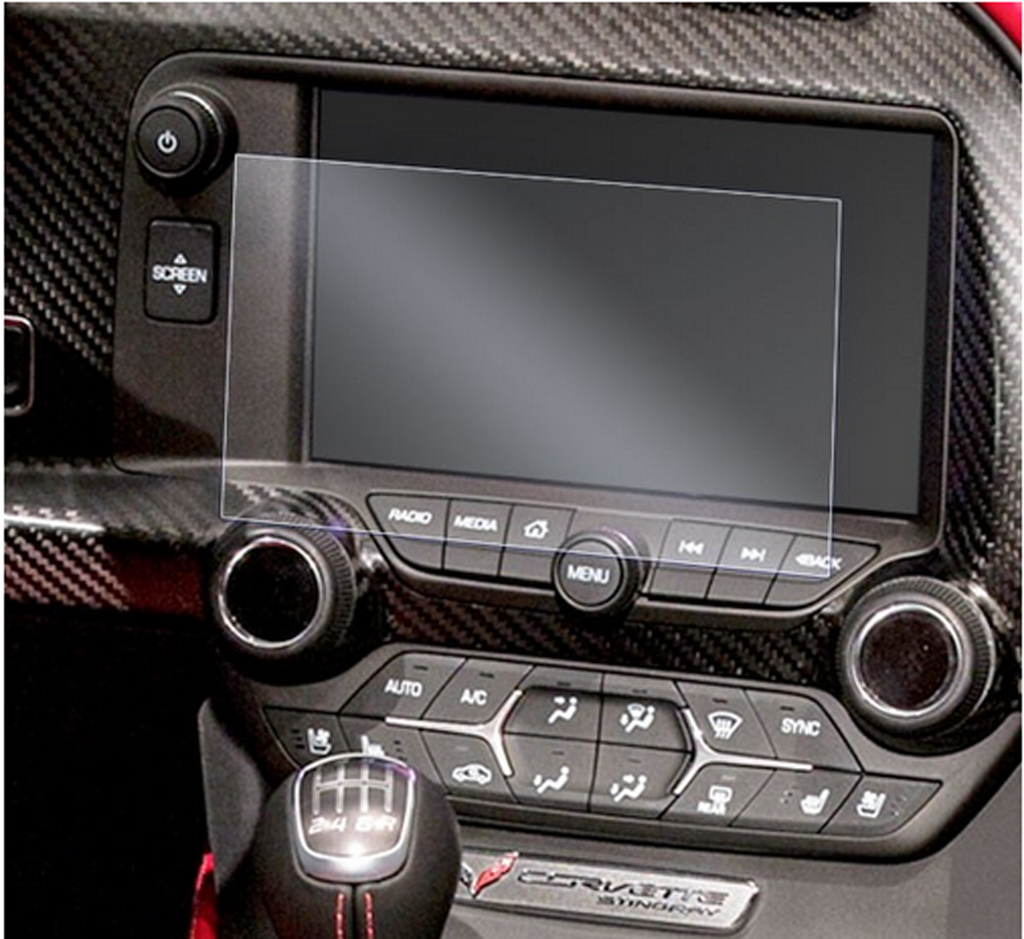 C6 2005-2013 Chevrolet Corvette Navigation Touch Screen Protection Film ...