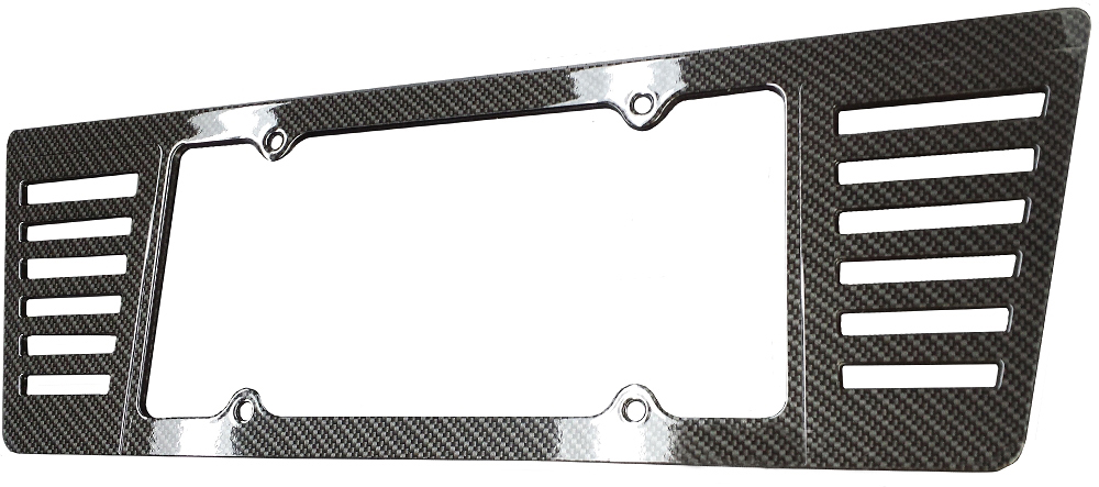 2005-2019 Chevrolet Corvette Hydro Carbon Fiber ABS Angled Louvers ...