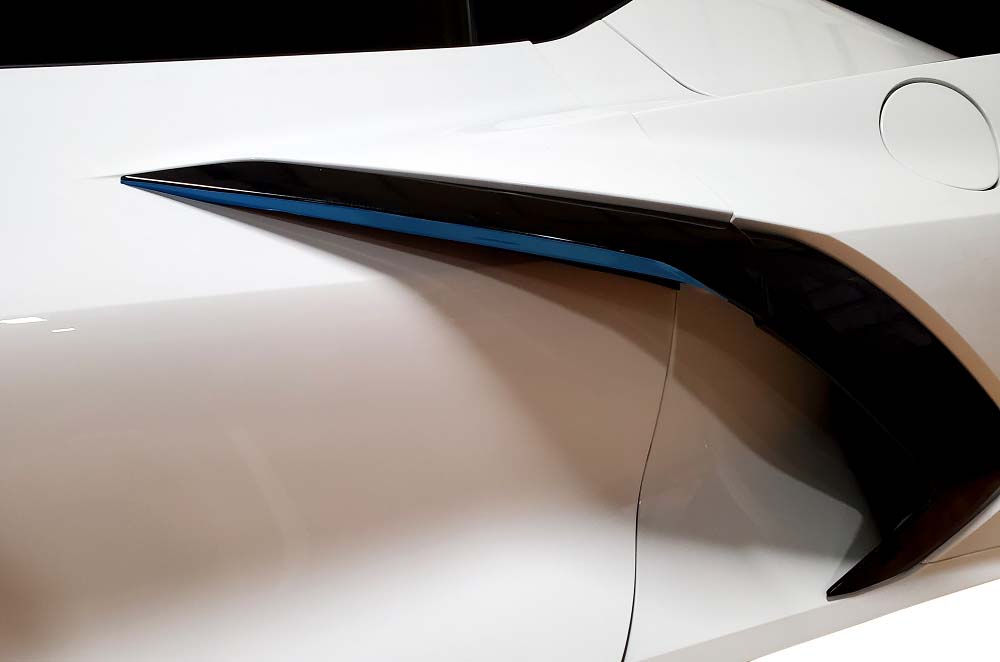 C8 2020-2024 Chevrolet Corvette Clear Door Scratch Guards - Pair - CA