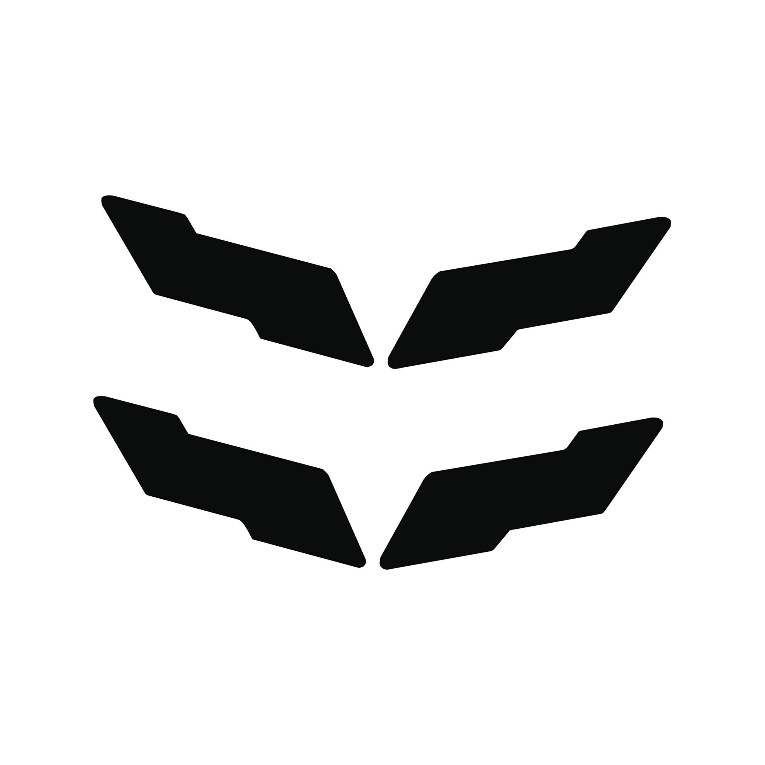 C5 1997-2004 Chevrolet Corvette Vinyl Overlay Crossed Flags Emblem ...