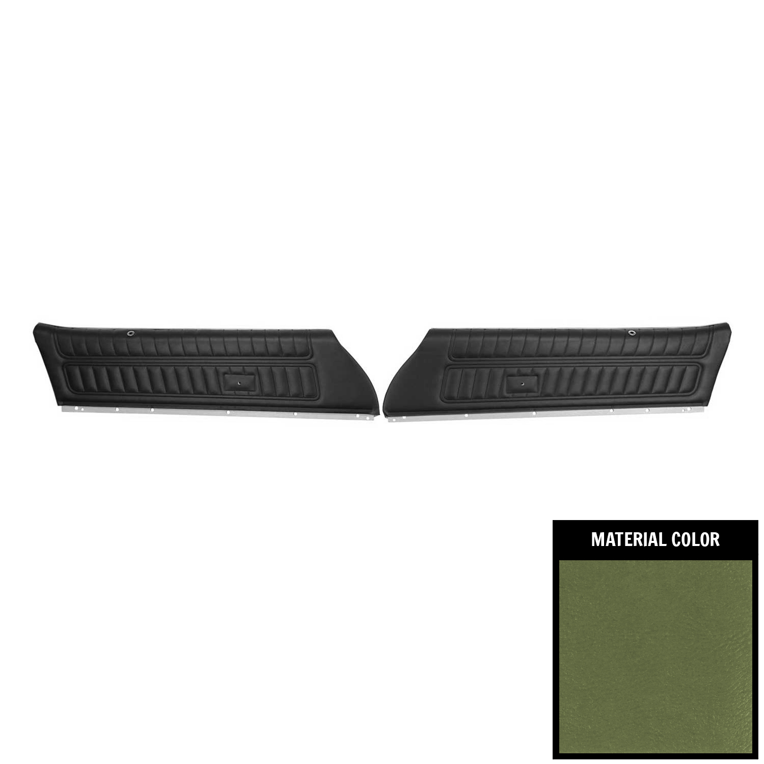 Second Generation 1972-1975 Chevrolet Camaro Standard Front Door Panels ...
