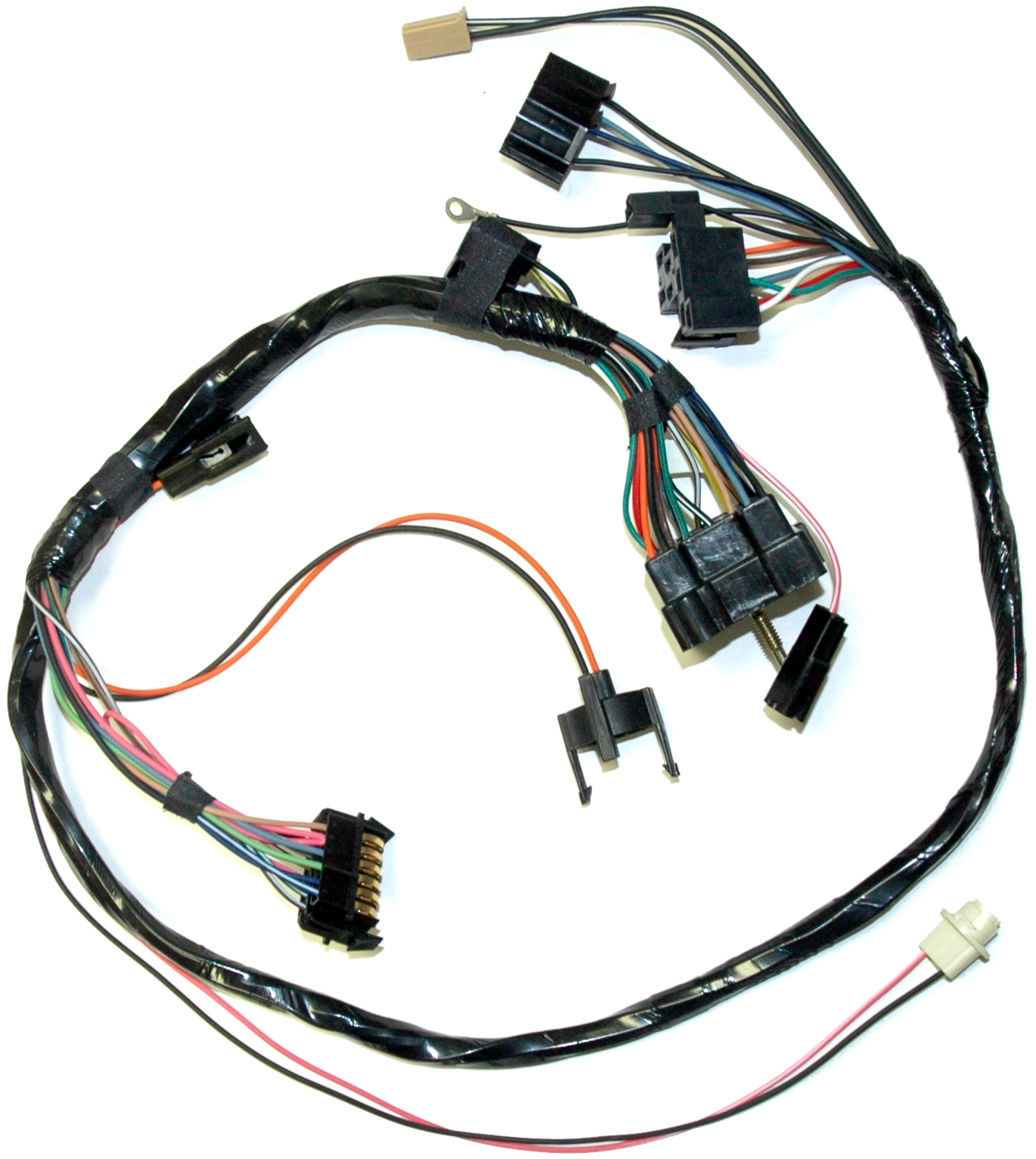 Second Generation 1972 Chevrolet Camaro Dash Instrument Cluster Harness ...