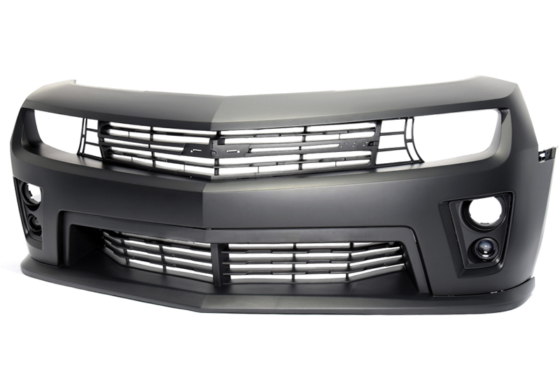 Fifth Generation 2010 2013 Chevrolet Camaro ZL1 Style Front Bumper Cover W Upper Lower Grille Fog Lights Unpainted EOS