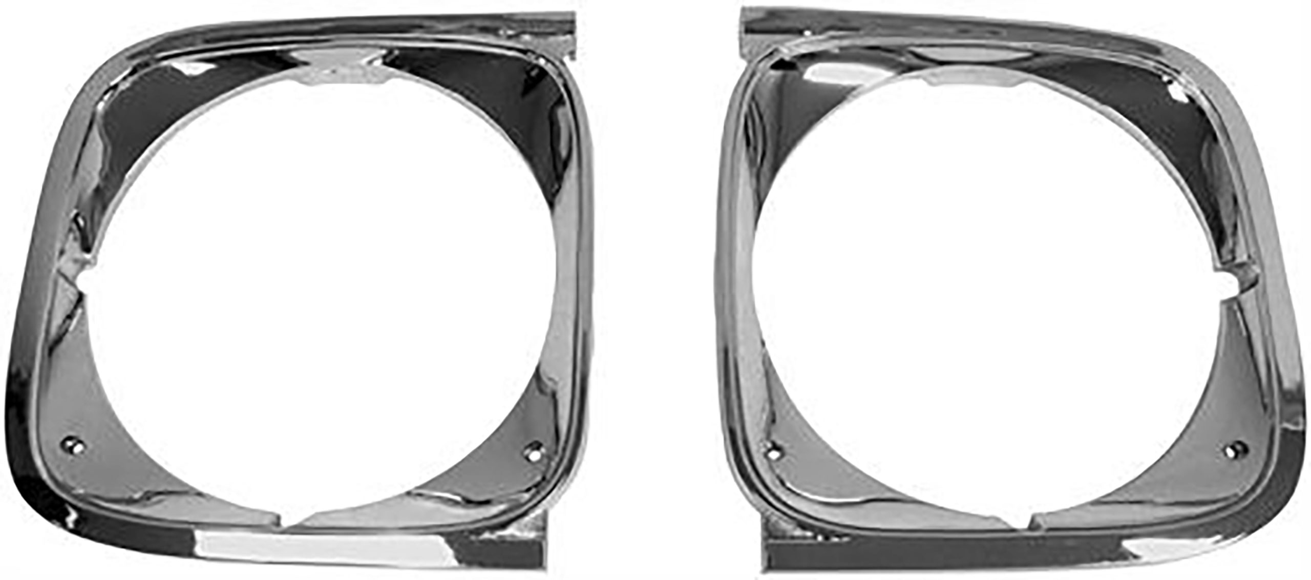 Second Generation 1972 Chevrolet Chevelle Headlamp Bezels - M1399 ...